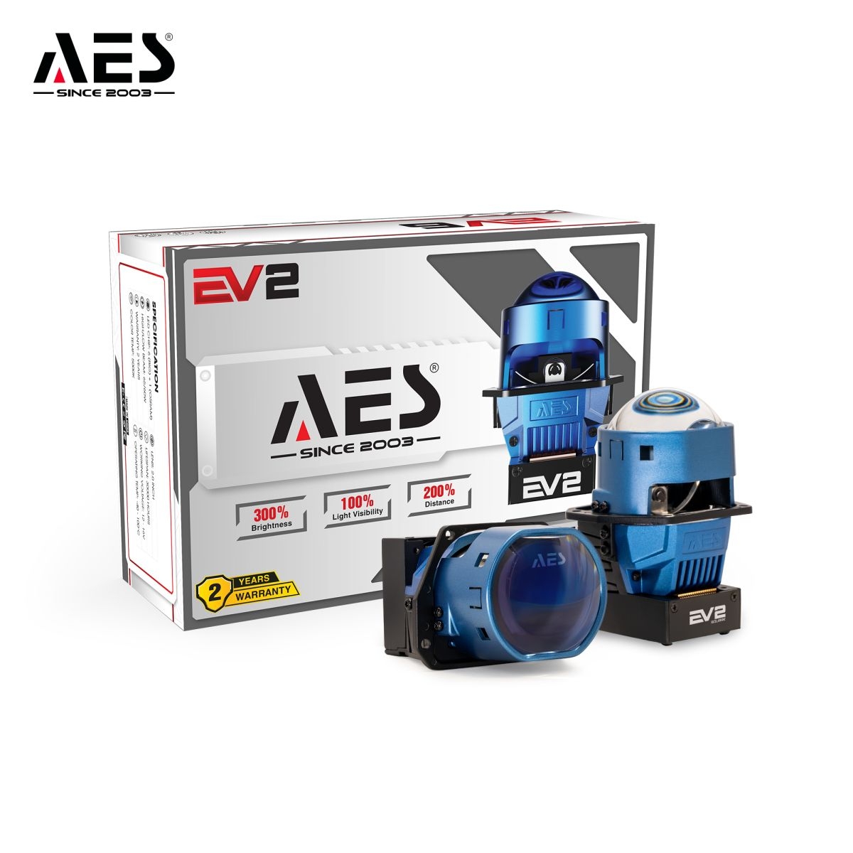 BI LED AES EV2 SQUARE